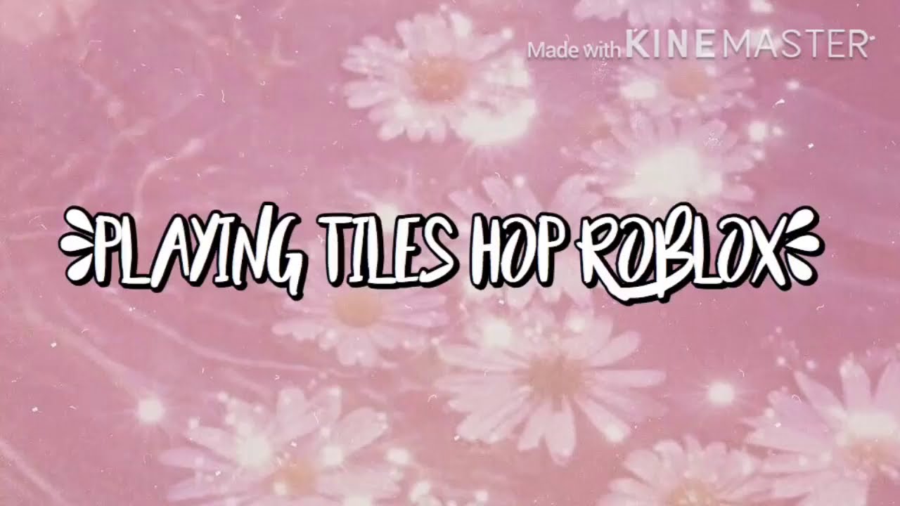 Playing tiles hop (ROBLOX) - YouTube