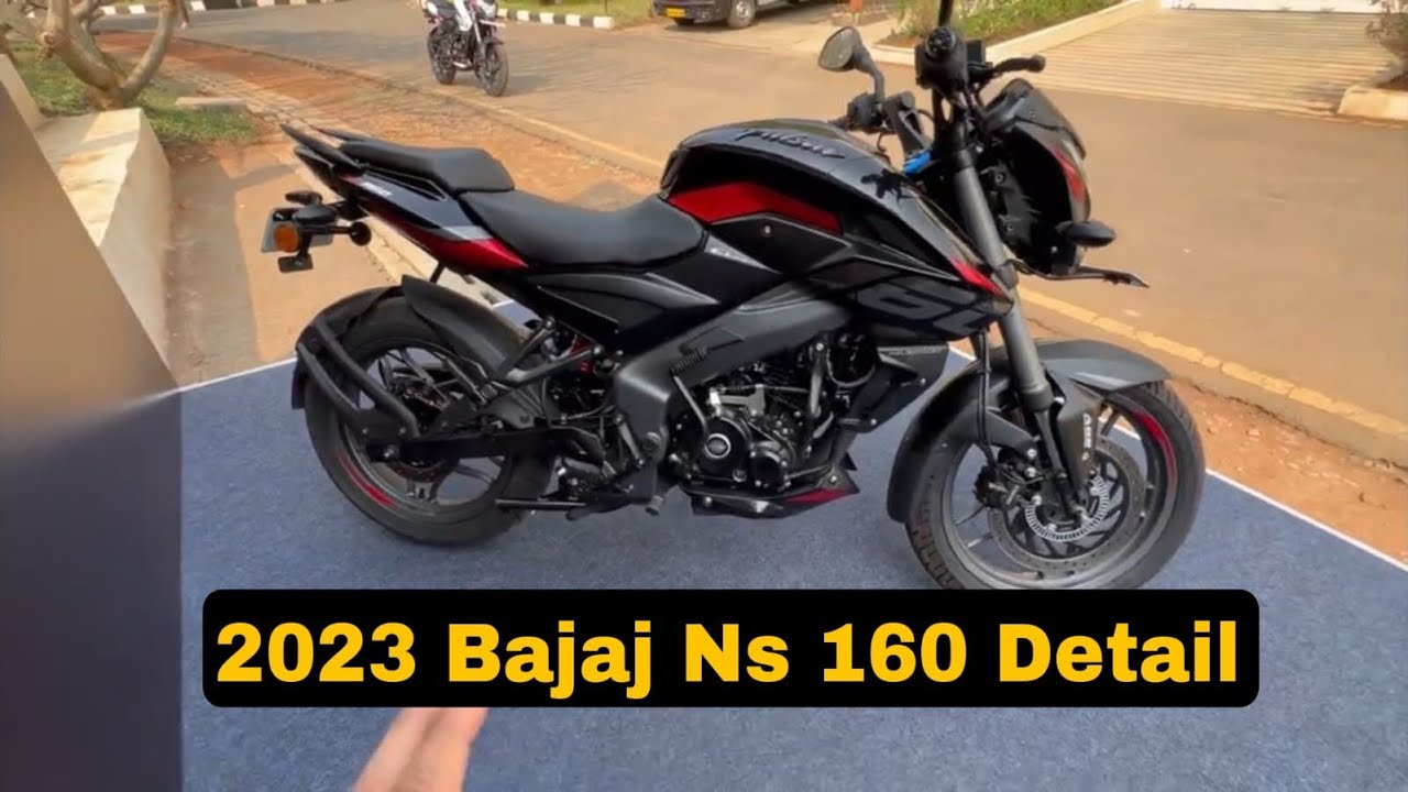 🔥 Bajaj Pulsar NS 160 New model 2023 price,Mileage, Features - YouTube