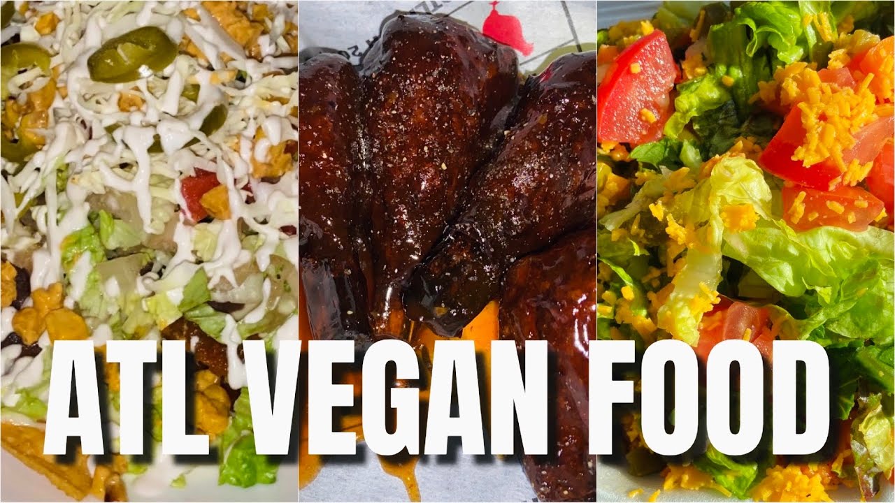ATLANTA VEGAN FOOD TOUR | La Semila, Urban Wings & Melinated Cafe - YouTube