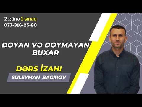 Doyan və doymayan buxar