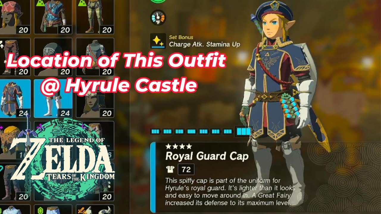 Royal Guard Outfit (Legend of Zelda: Tears of The Kingdom) - YouTube