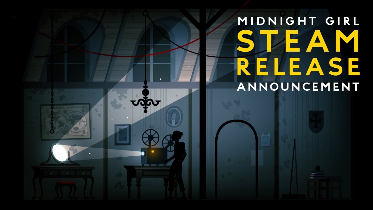 Midnight Girl Steam Release Date Announcement - YouTube