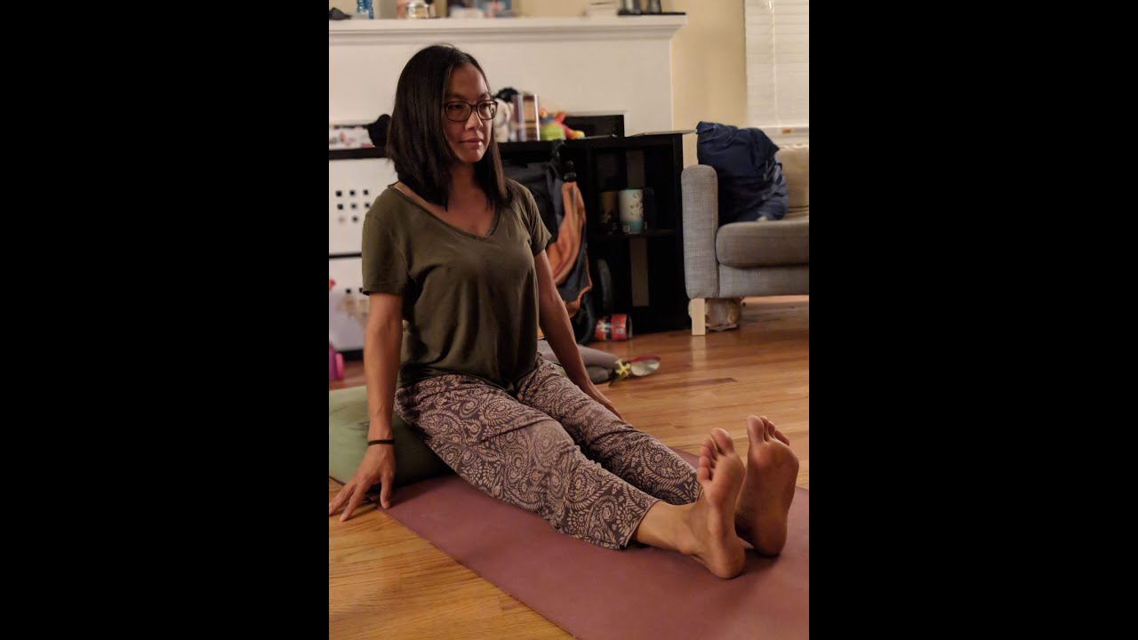 Hip Hinge for Forward Bending Yoga Poses - YouTube