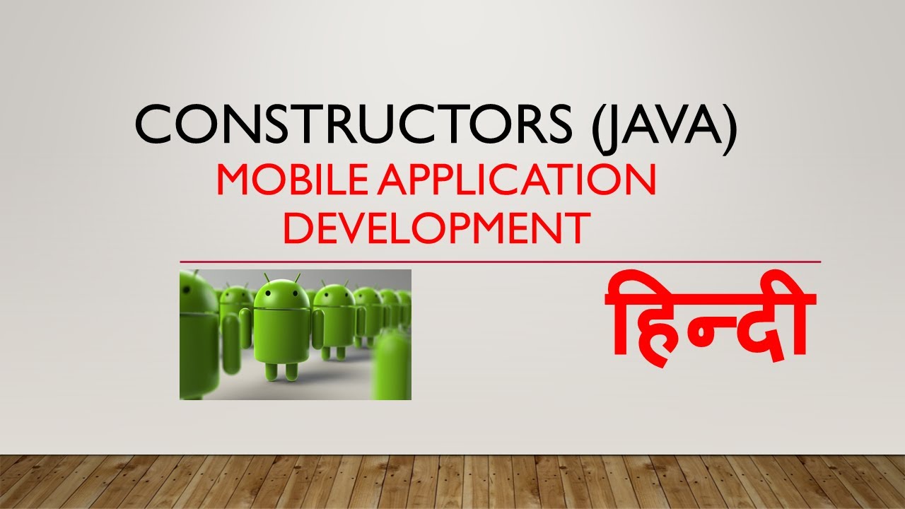 Constructors In Java Lecture 6 Youtube