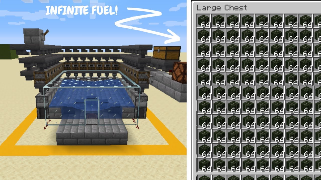 Infinite Fuel Farm With Unlimited XP! :: How To Build Minecraft ...