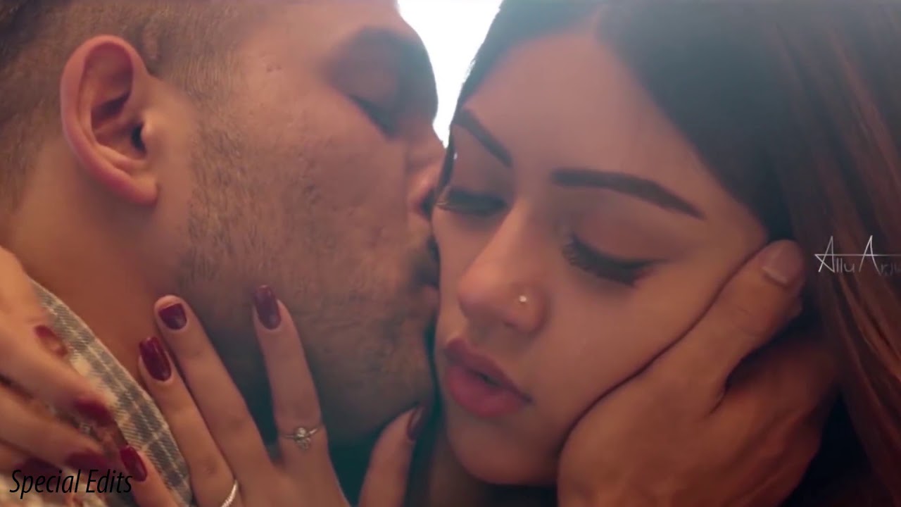 Anu Emmanuel Kissing Scene WIth Allu Arjun In Slow Motion - YouTube