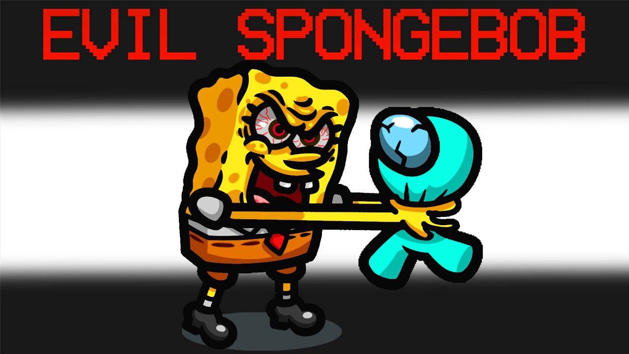 EVIL SPONGEBOB mod in Among us! - YouTube