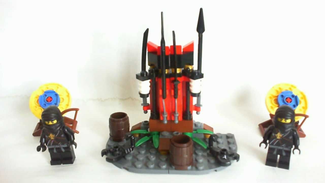 Lego NinjaGo Stop Motion Building Ninja Training Outpost - YouTube