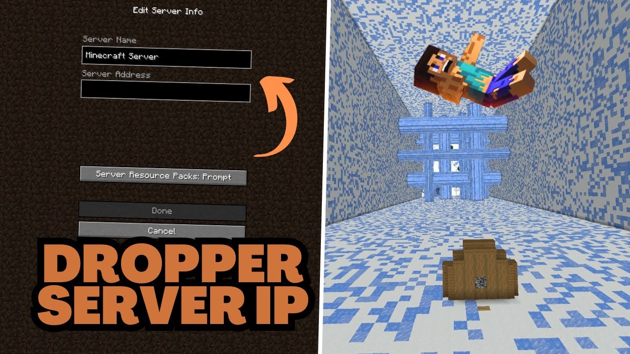 Minecraft Dropper Server IP 2025 - YouTube