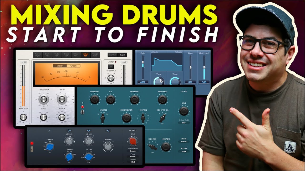 Mixing Drums Like a Pro: Home Studio Edition - YouTube