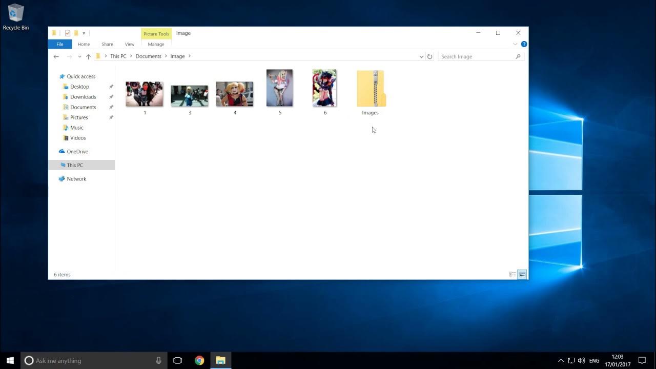 Windows 10 - How to make zip file - YouTube