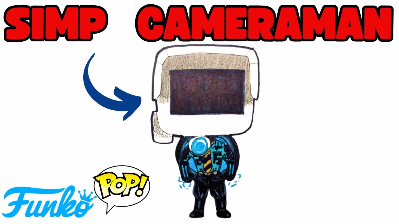 Como DIBUJAR al UPGRADED SIMP CAMERAMAN Funko Pop del Toilet 79 Parte 1 ...