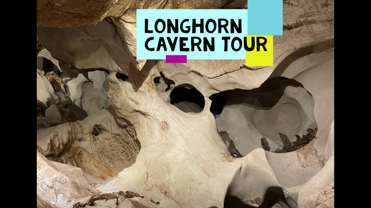 Longhorn Cavern Texas State Park Walking Cave Tour - YouTube