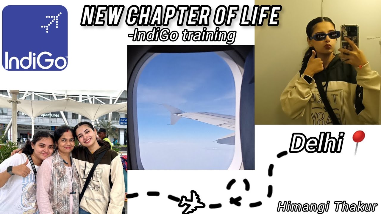 Travel vlog to Delhi!| IndiGo Training| Gurgaon 🧳🛫🎧 - YouTube