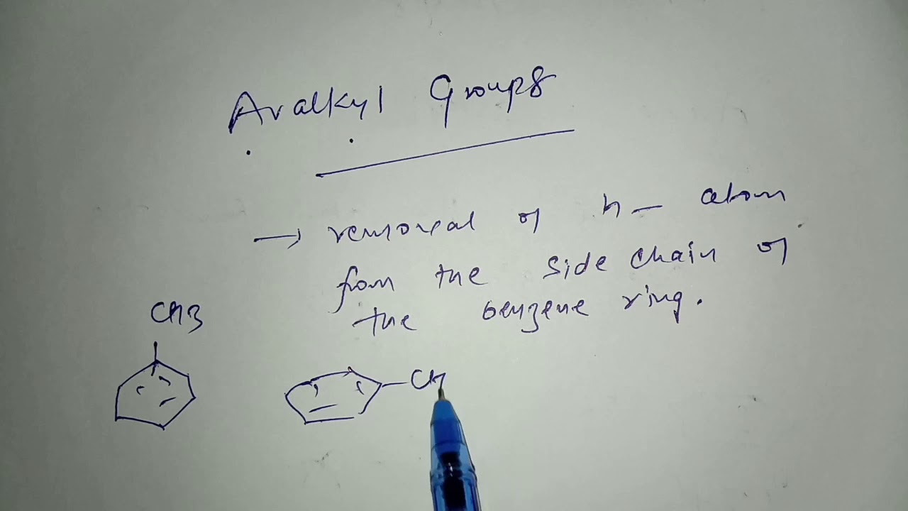 What are Aralkyl groups? - YouTube