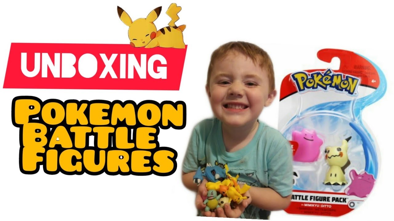 Unboxing Pokemon Battle Figures - Mimikyu vs. Ditto - YouTube