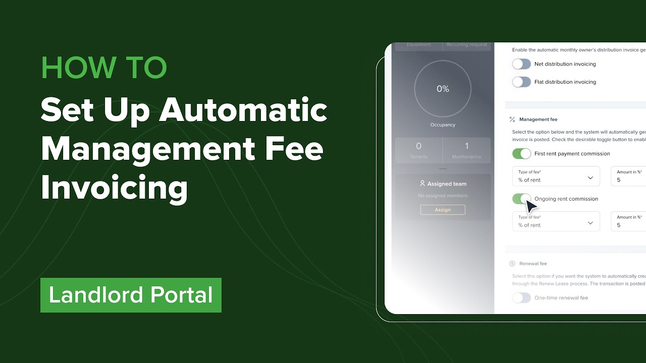 How to set up automatic management fee invoicing (Landlord) | Rent ...