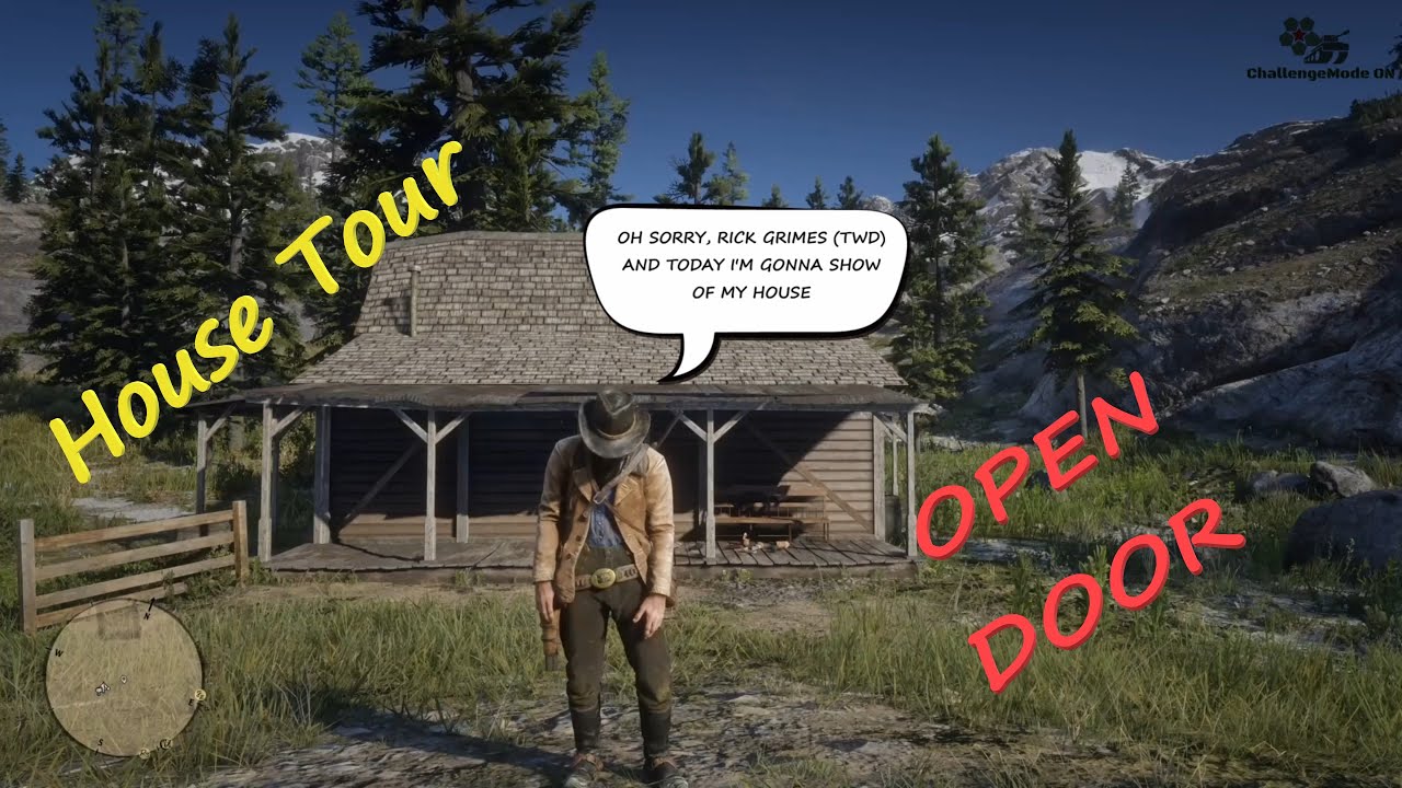 Inside Rick Grimes (TWD) Home - House Tour - Open Door [ Red Dead ...