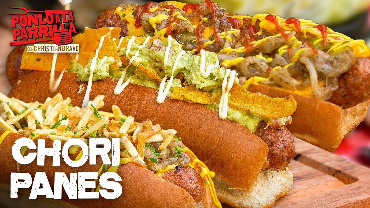 Choripanes americanos con 4 salsas caseras 🌭 Ponlo a la Parrilla - YouTube