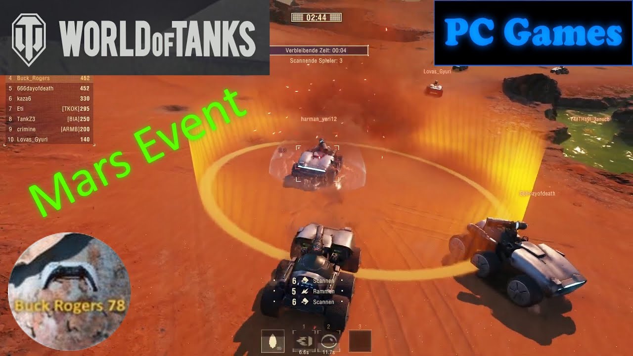 World of Tanks - Mars Event hard to win - YouTube