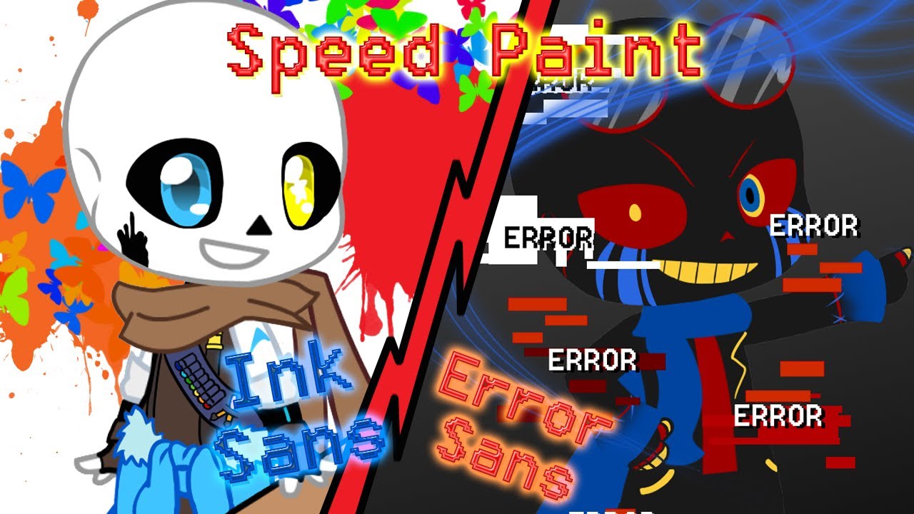 Speed Paint - Gacha Club - Ink y Error - YouTube