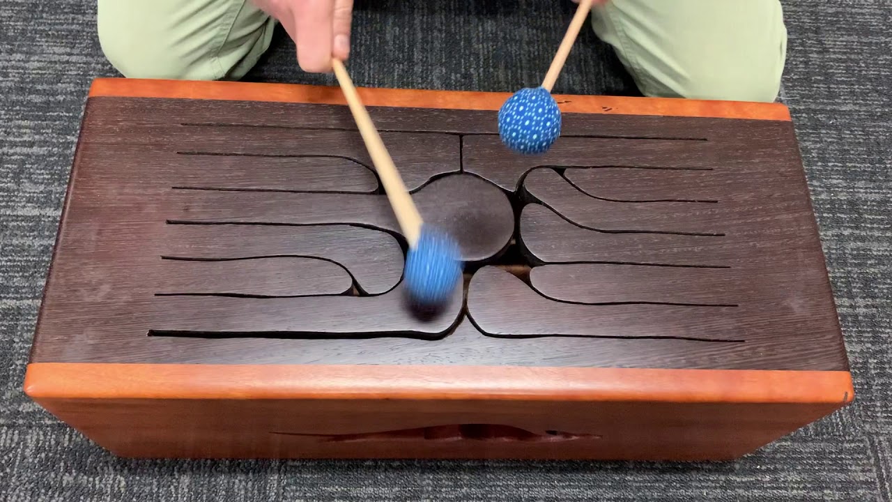 Tongue Drum #004 by Robert Towler – Wenge & Padauk - YouTube