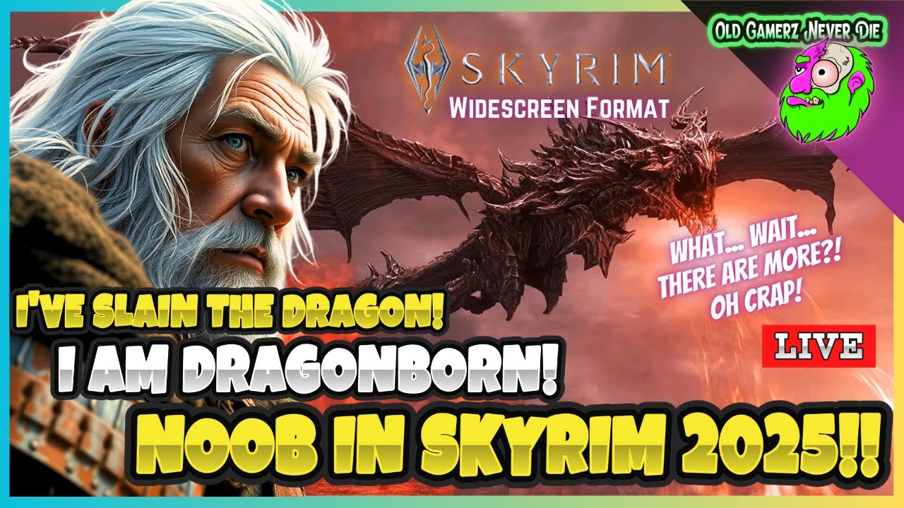 Skyrim WIDESCREEN First time Play through! What does it mean to be ...