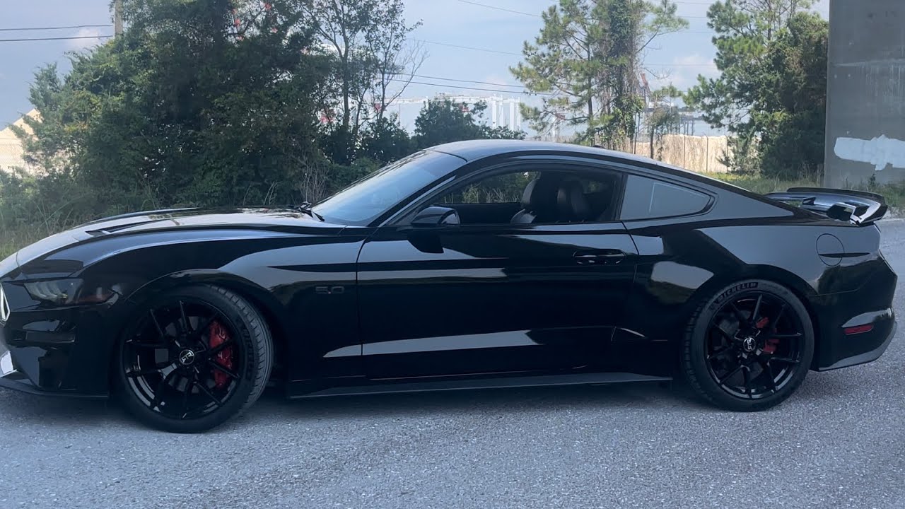BOOSTED MURDERED OUT 2019 MUSTANG GT Featured Car of the Week #boosted ...