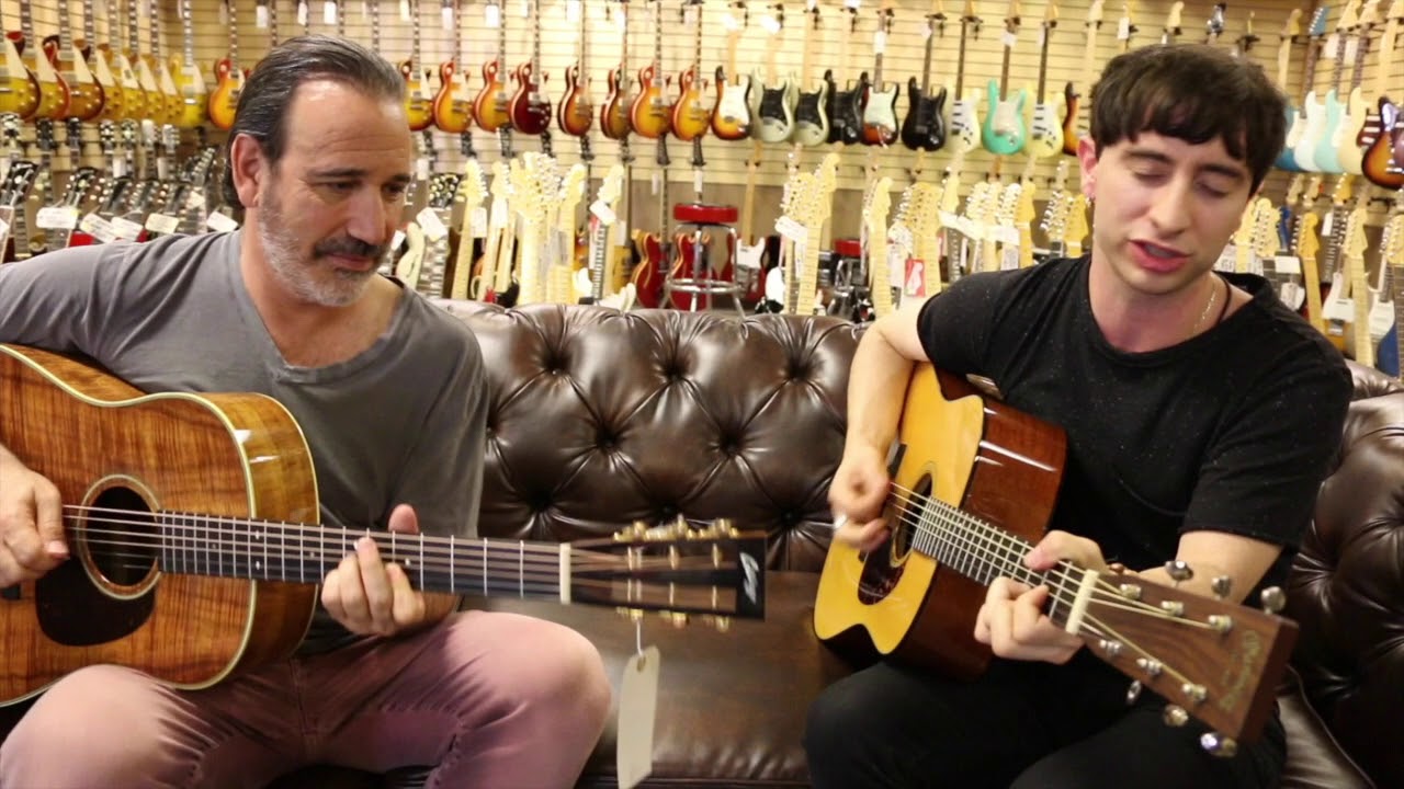 Jason Sinay & Rob Daniels playing a Martin D-18 Retro & Collings D2H ...