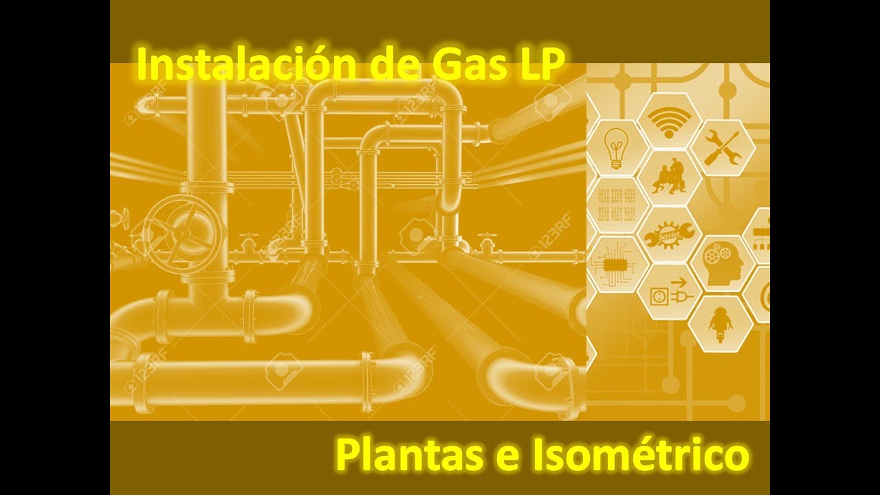 Dibujo de Instalación de Gas (Planta e Isométrico) Casa Habitación ...