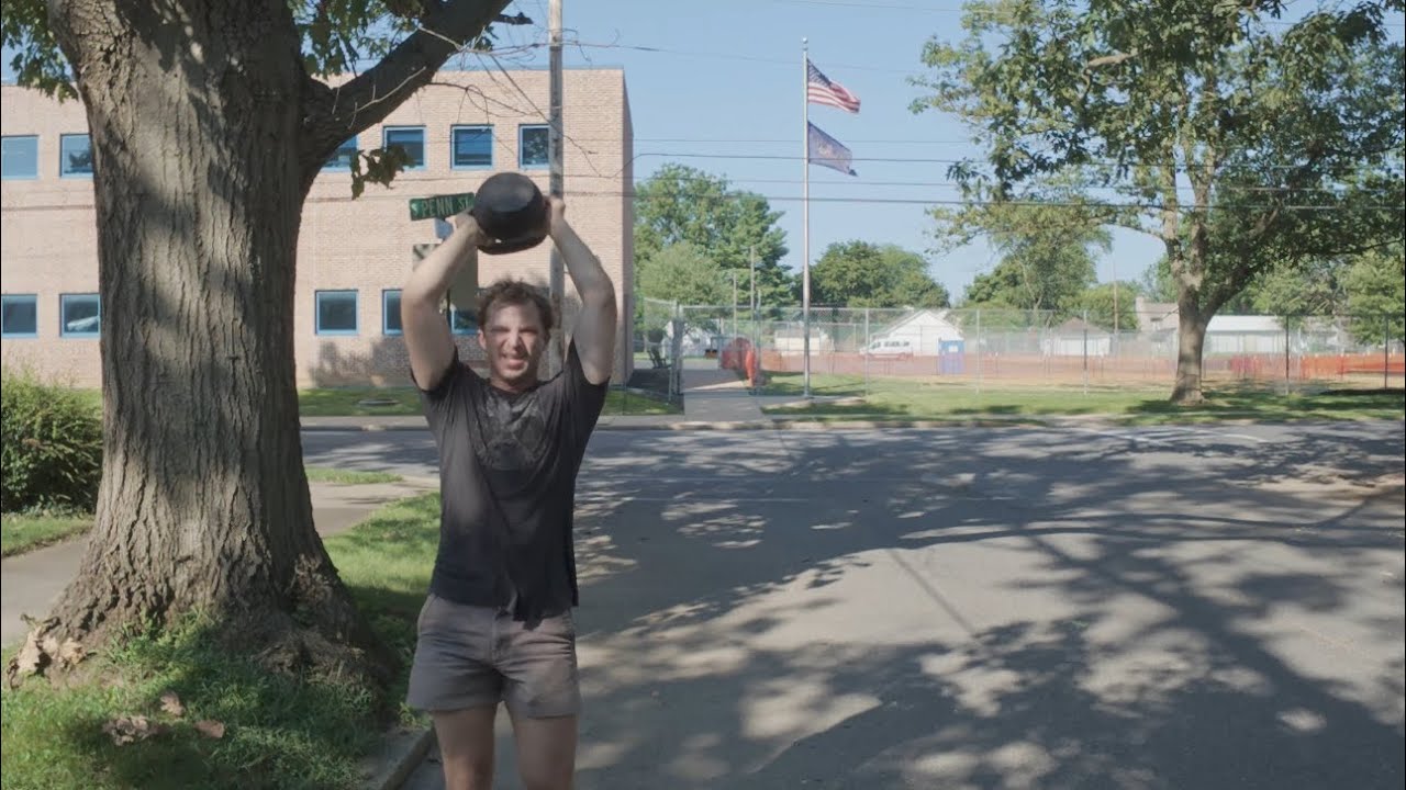 Quick Mow Job & Kettlebell workout - YouTube