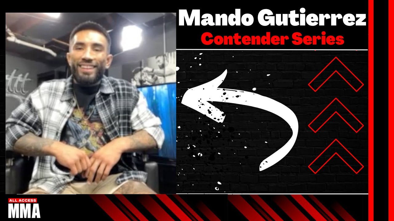 Mando Gutierrez discusses Contender Series fight on September 20th. - YouTube