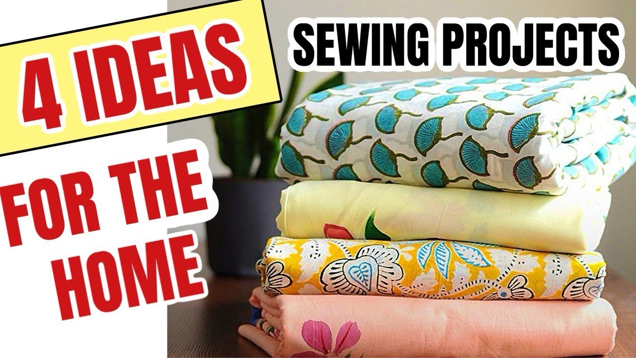 4 Sewing Projects that you should sew for your home | Sewing ideas ...