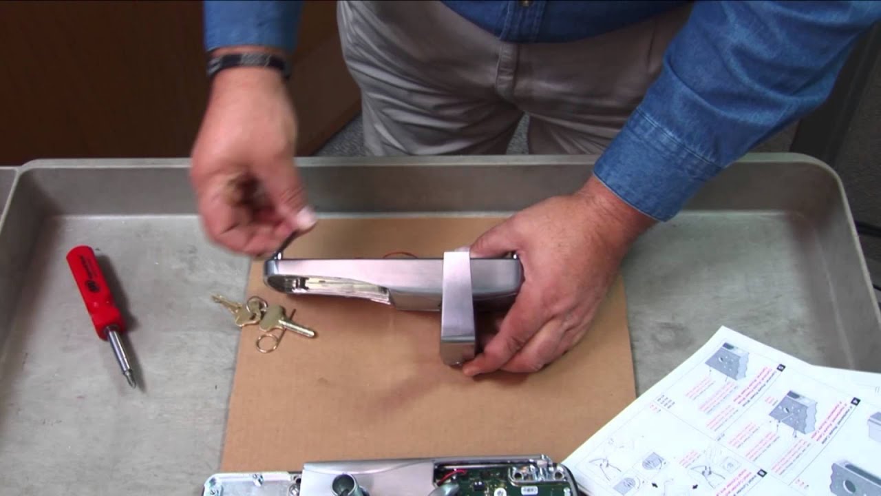 AD-Series How To Install Mortise Electronic Locks - YouTube