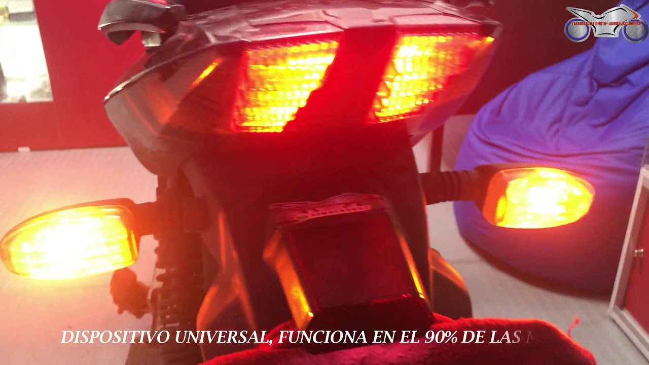 MODULO PARA LUCES DE PARQUEO MOTO (FLASHER DE ESTACIONARIAS) - YouTube