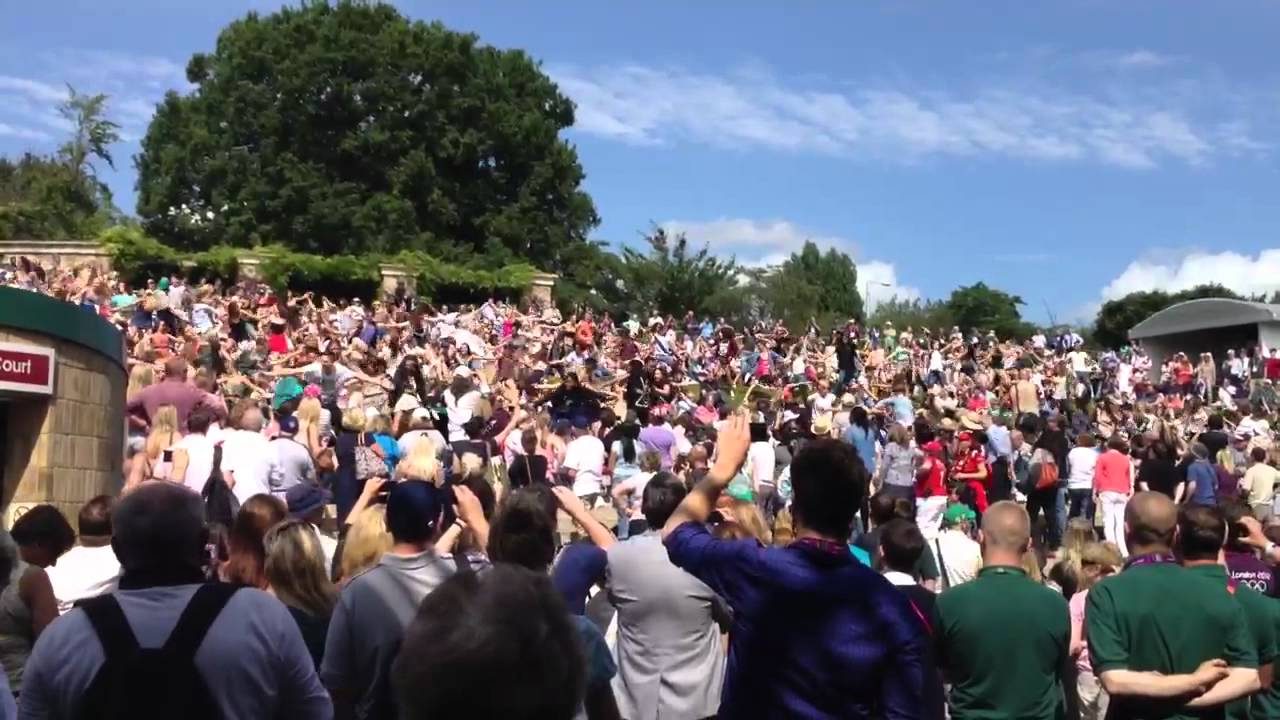 Wimbledon Olympic Flash Mob HD - YouTube