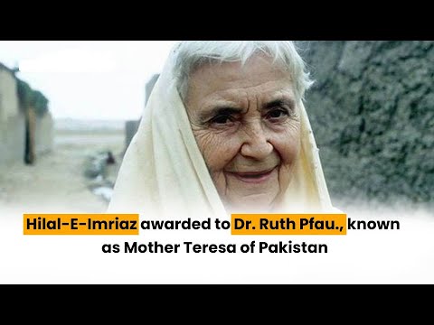 Dr. Ruth Pfau I Mother Teresa of Pakistan - YouTube