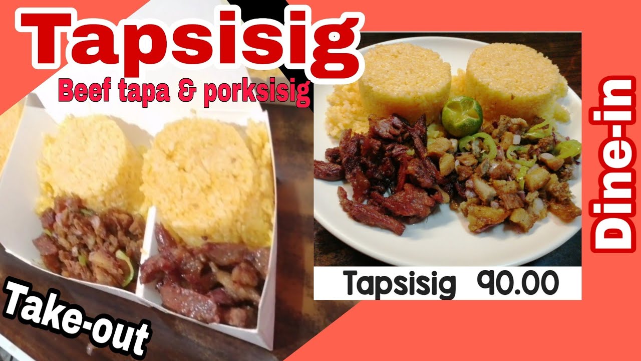 All time favourite | TAPSISIG | Beef tapa & pork sisig - YouTube