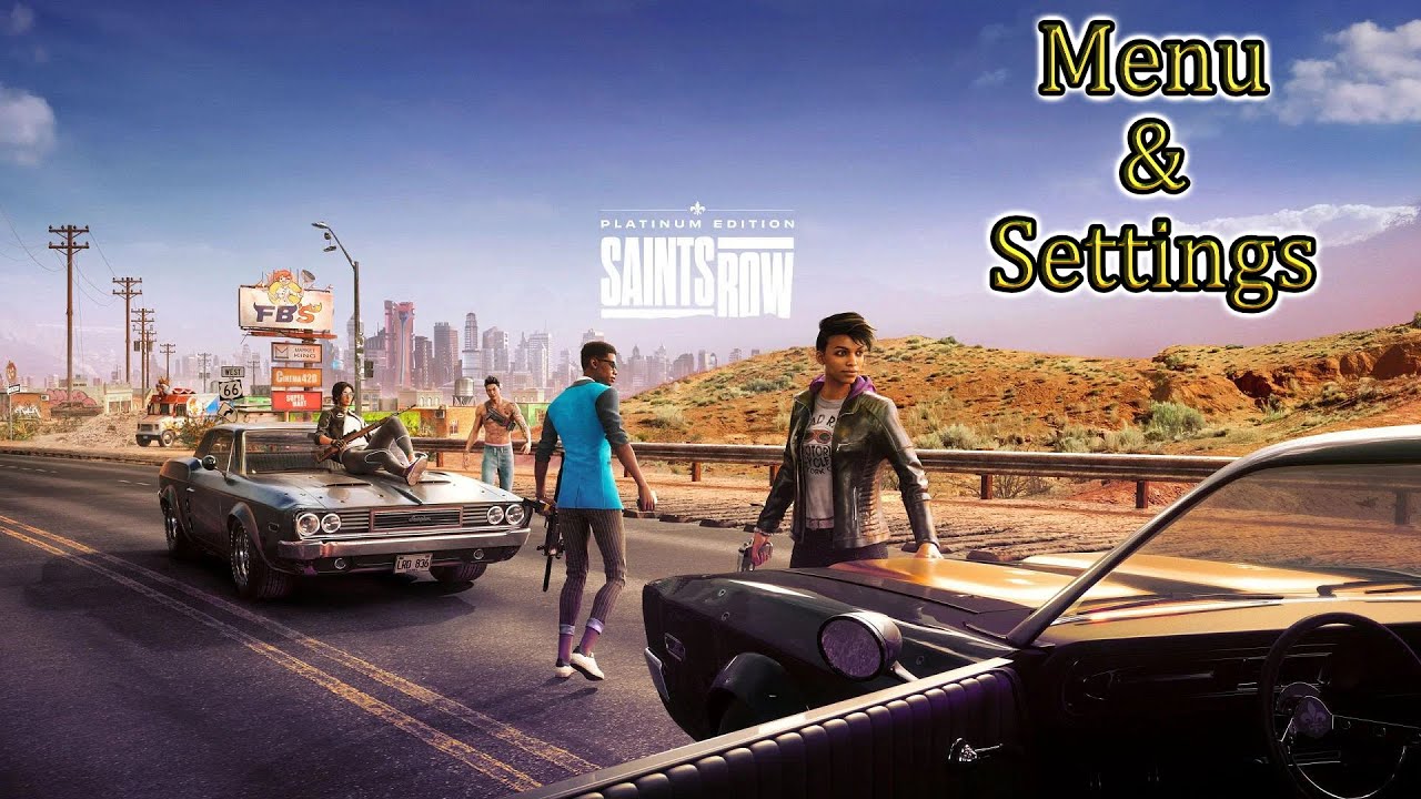 Saints Row 2022💠Menu & Settings On PS5 - YouTube
