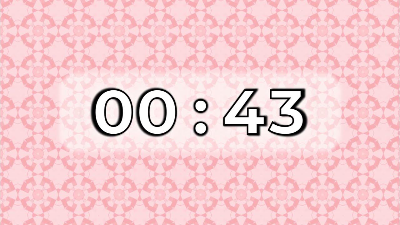Cuenta regresiva ROSA - 1 MINUTO - PINK Countdown - 1 MINUTE - TIMER - TEMPORIZADOR - SEGUNDOS ...
