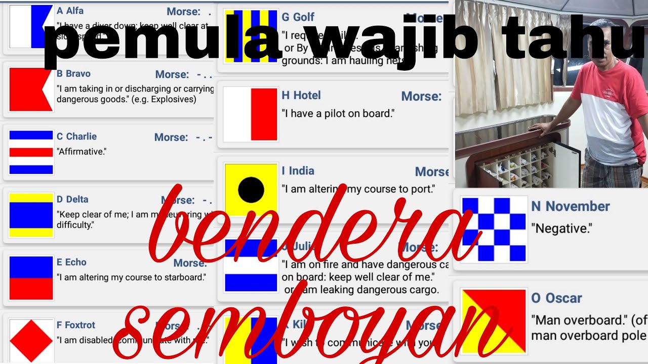 bendera semboyan dikapal - YouTube