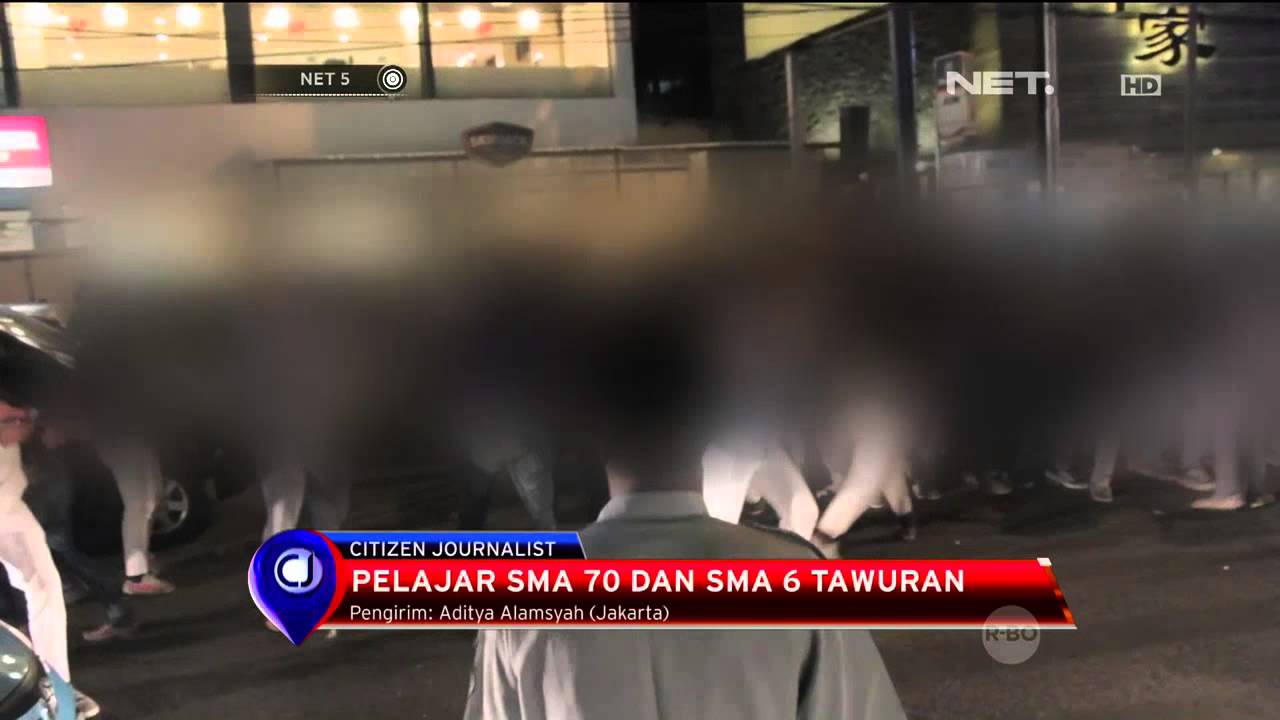 Puluhan Pelajar SMA 70 dan SMA 6 Terlibat Tawuran di Jakarta - NET5 ...