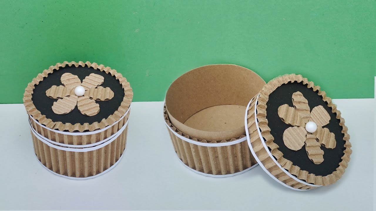 How to make gift box at home | Cardboard gift box | DIY gift box - YouTube