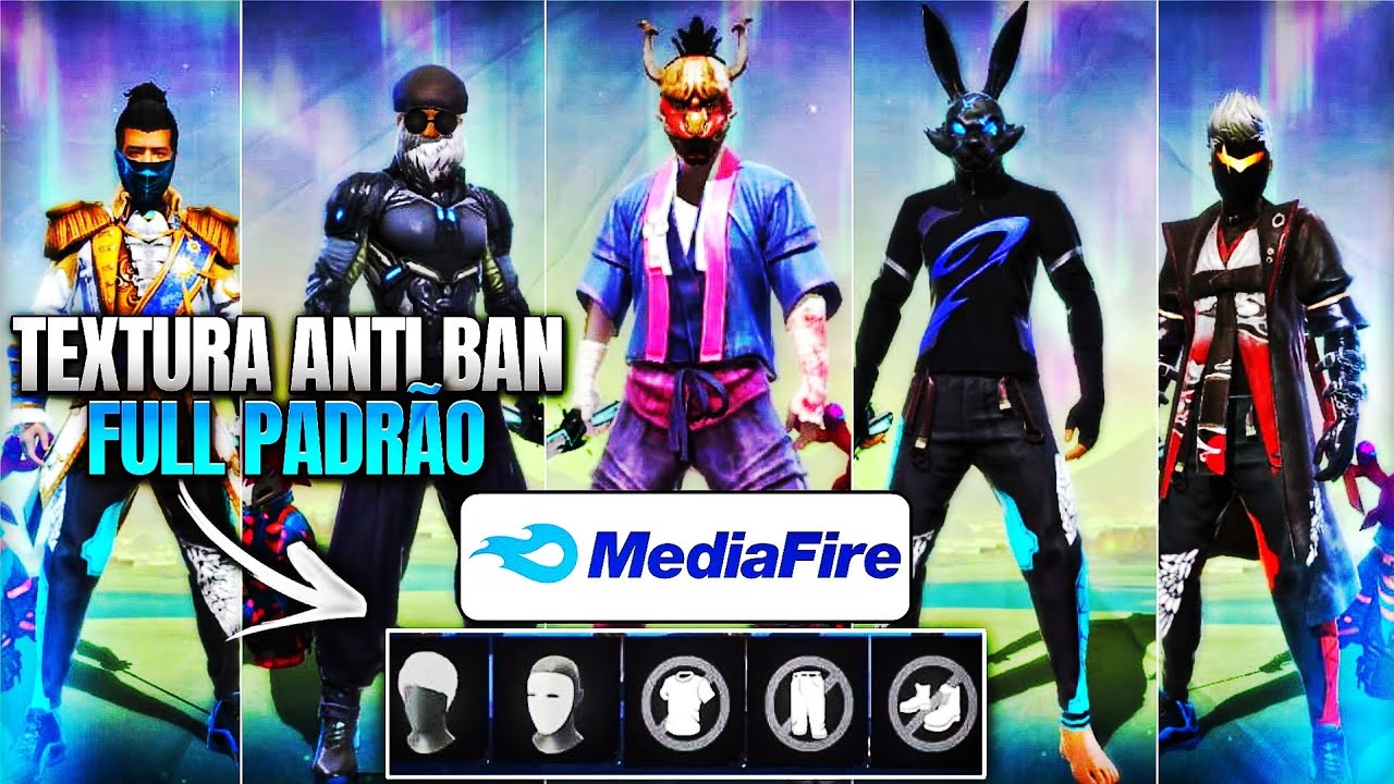 INCRÍVEL! Super Pack de Textura para Free Fire (LINK DIRETO) Texturas ...