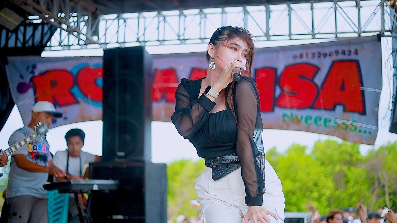 EKA JUNG JANGAN MAU MAU - ROMANSA NYESS HAPPY PARTY HOLYWINGS ORGANIZER LIVE PANTAI PUNGKRUK ...