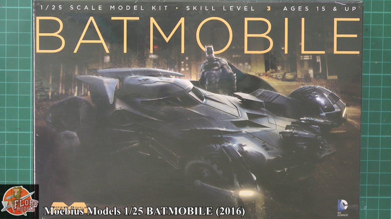 Moebius 1/25 BATMOBILE 2016 review - YouTube