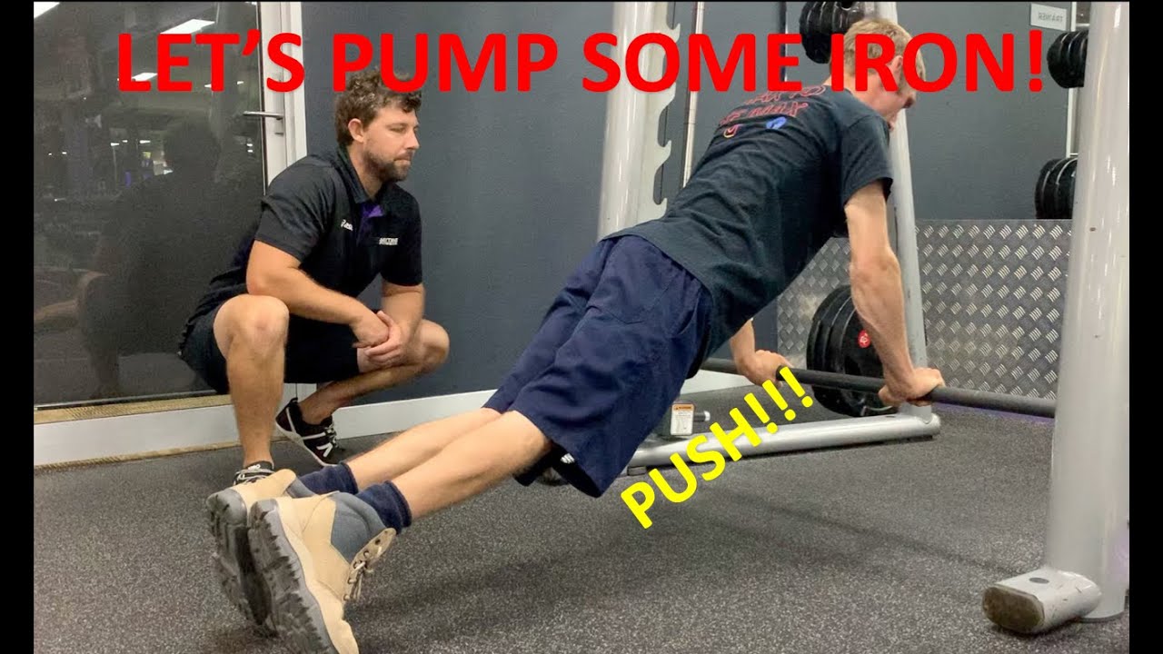 Tough Workout At The Gym With My Personal Trainer! - YouTube
