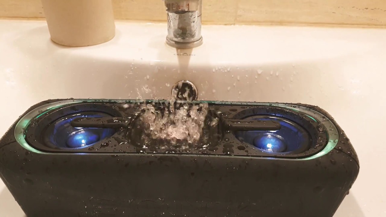 Sony SRS-XB40 soap test - YouTube