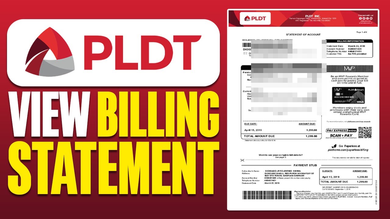 How To View Billing Statement in PLDT (2025) - YouTube