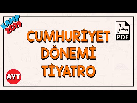 Cumhuriyet Dönemi Tiyatro | AYT Edebiyat